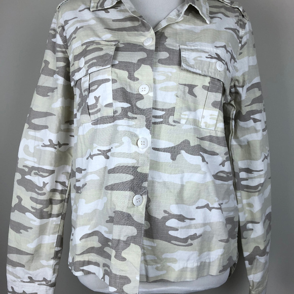 Sanctuary | Jackets & Coats | Sanctuary Neutral Camo Shacket Small ...